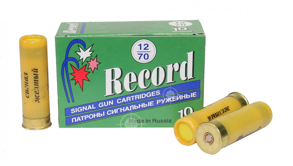 Патрон Рекорд 12/70 сигнальный