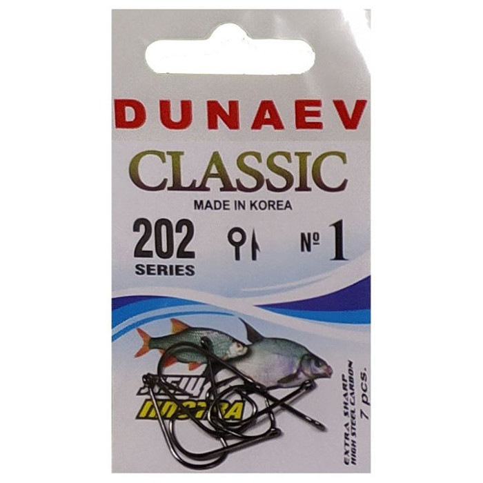 Крючок Dunaev Classic #202, все размеры