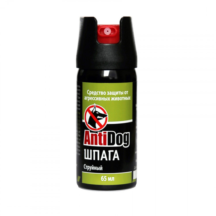 Баллон аэрозольный Anti Dog Шпага 65 мл., до 1.5 м, струйный